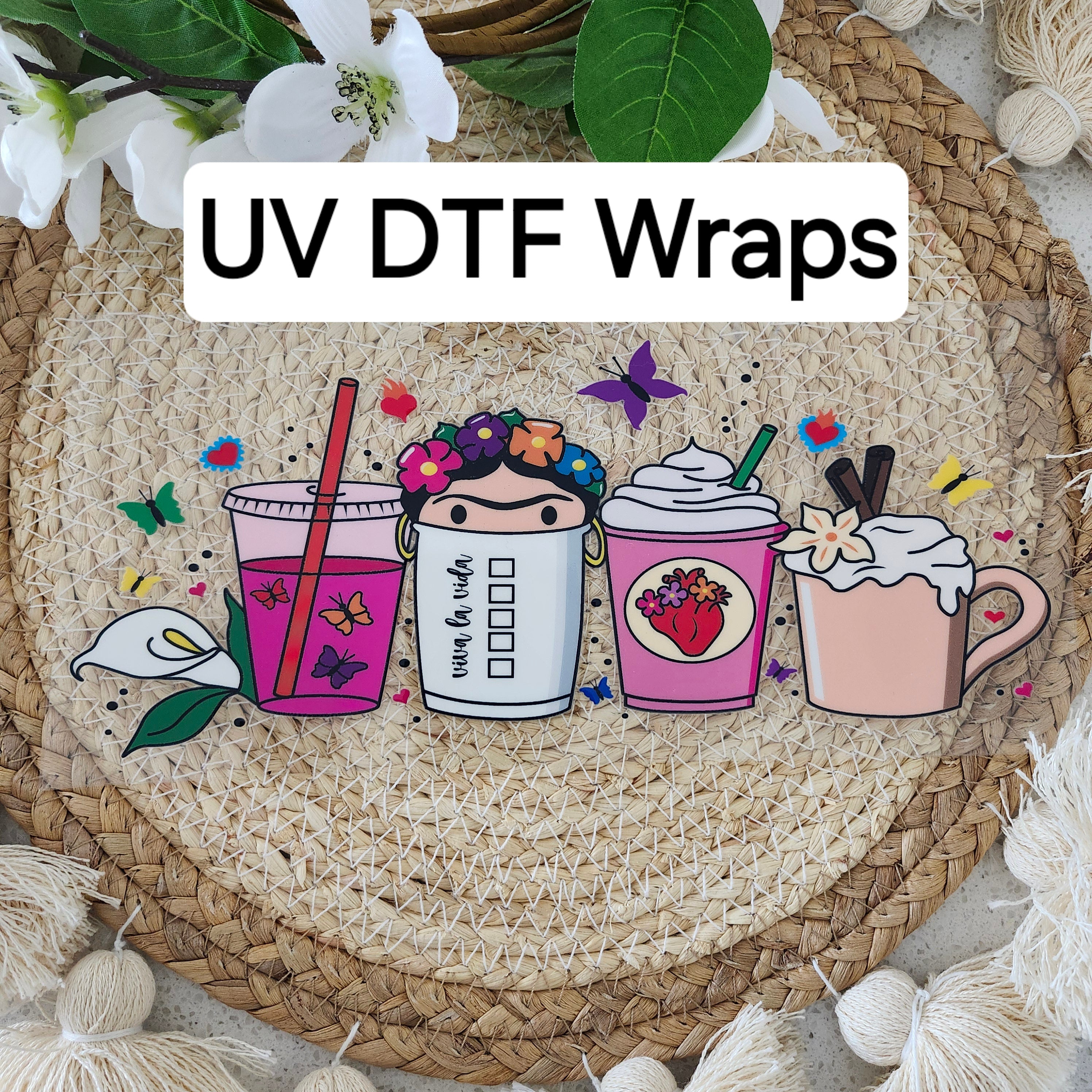 16 oz UV DTF Wraps – Foxy Luna